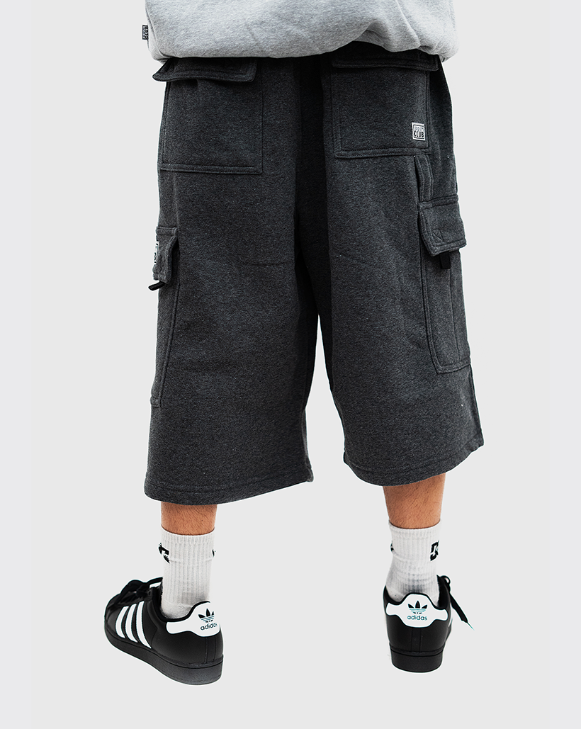 Pro Club Fleece Cargo Shorts - Grey | Trainers SB | Free Shipping ...